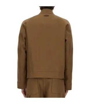 Moschino High-neck Zip Bomber Jacket