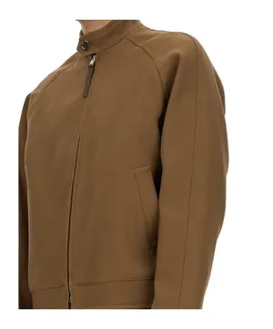 Moschino High-neck Zip Bomber Jacket
