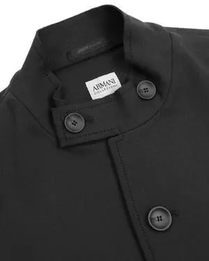 Emporio Armani Long Sleeve Logo Jacket - Black