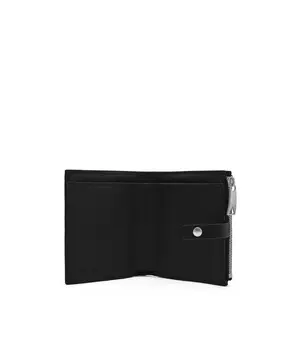 Bottega Veneta Intreciato Knitting Wallet - Black