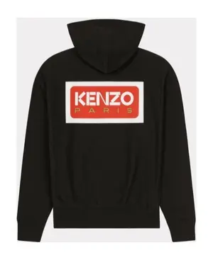 Kenzo Logo-printed Long-sleeve Hoodie