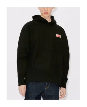 Kenzo Logo-printed Long-sleeve Hoodie