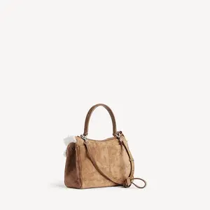 Balenciaga Rodeo Mini Handbag - Walnut/white