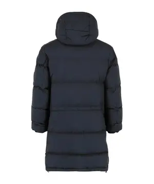 Burberry Long-sleeved Down Jacket - Navy
