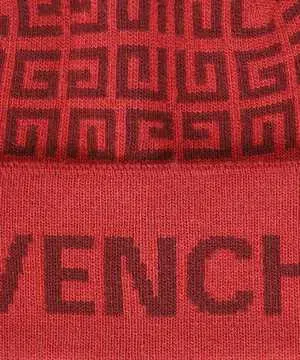 Givenchy Logo Beanie - Red