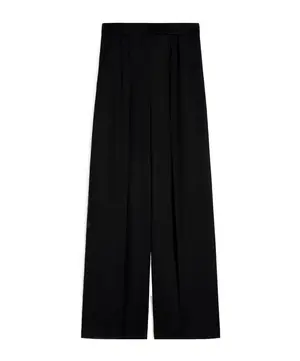Max Mara Flared Camel Trousers - Black