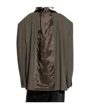 MAISON MARGIELA Single-breasted Blazer - Green