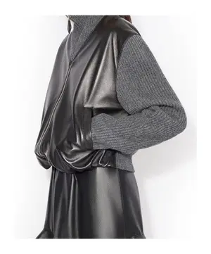 Alaïa Varsity Panelled Zip-up Jacket
