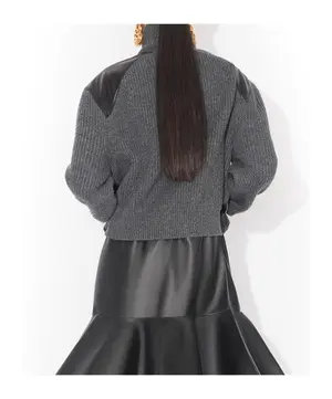 Alaïa Varsity Panelled Zip-up Jacket