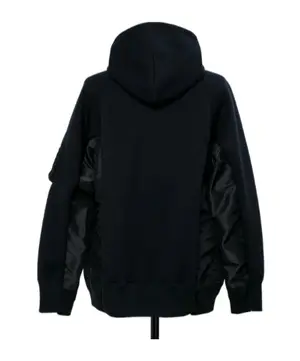 Sacai Sponge Sweat X Nylon Twill Hoodie