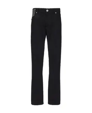 Balmain Embellished Straight Leg Jeans