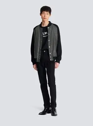 Balmain Embellished Straight Leg Jeans