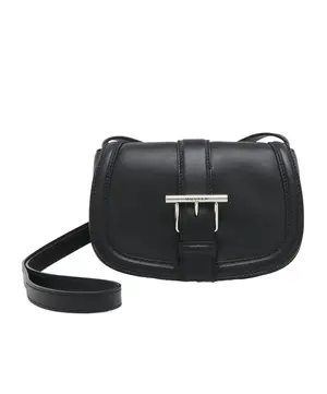 Alexander McQueen T-bar Mini Satchel Bag - Black