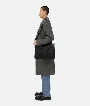 Bottega Veneta Zipped Top Handle Briefcase - Black