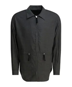 Comme Des Garçons Homme Flannel Checked Zipped Overshirt