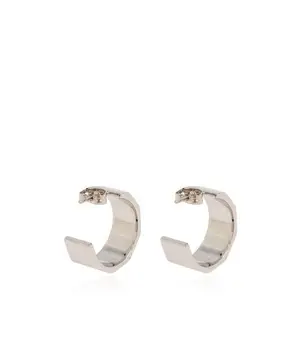 Dolce & Gabbana Logo Hoop Earrings