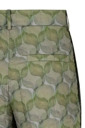 Dries Van Noten Printed Belt-loop Shorts