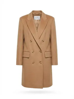 Max Mara Cosa Double-breasted Coat - Nude