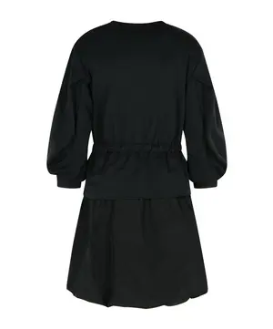 Moncler Layered Drawstring Waist Dress