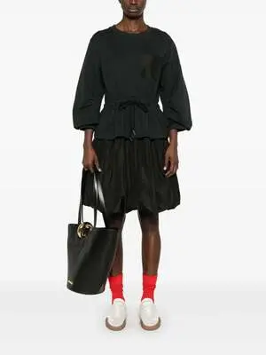 Moncler Layered Drawstring Waist Dress