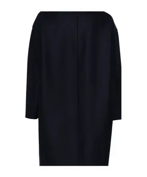 Harris Wharf London Dropped Shoulder Coat - Black