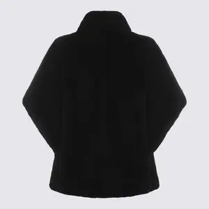 Max Mara Tebe Faux Fur Short-sleeved Coat
