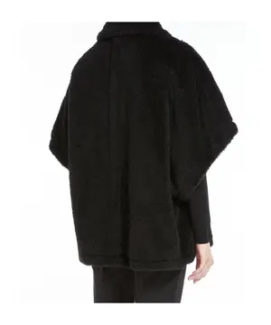 Max Mara Tebe Faux Fur Short-sleeved Coat
