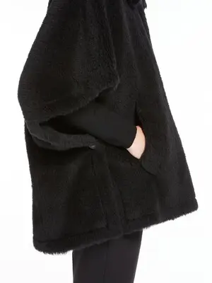 Max Mara Tebe Faux Fur Short-sleeved Coat