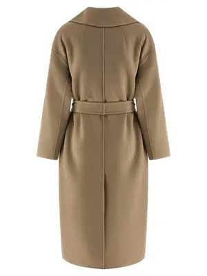 Max Mara S' Long Belted Double Breasted Coat