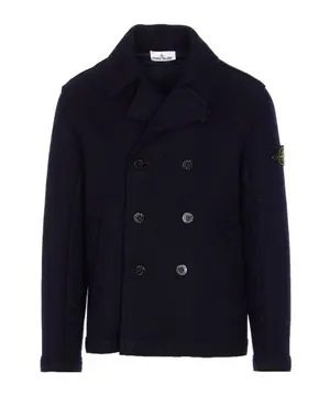 Stone Island Double Breasted Outerwear For Men