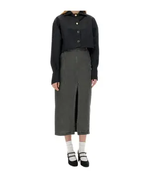 PATOU Cropped Button-up Jacket