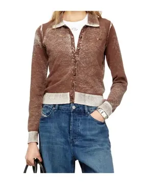 DIESEL® M-loren Reverse Printed Cardigan