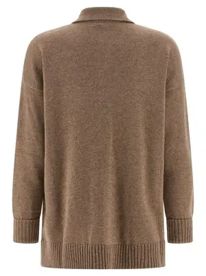 Max Mara Button-up Knitted Cardigan - Brown