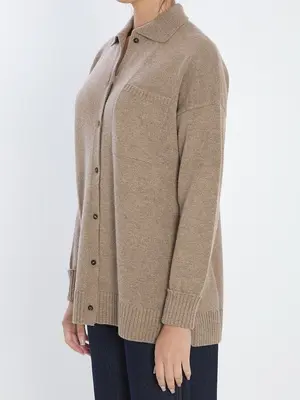 Max Mara Button-up Knitted Cardigan - Brown