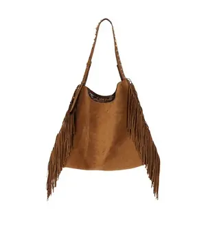CHRISTIAN LOUBOUTIN Suede Fringe Detail Backpack