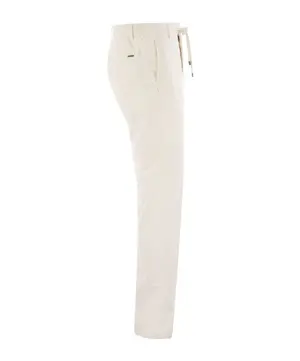 Peserico Drawstring Corduroy Trousers