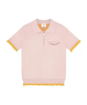 Casablanca Double Face Knitted Polo Shirt