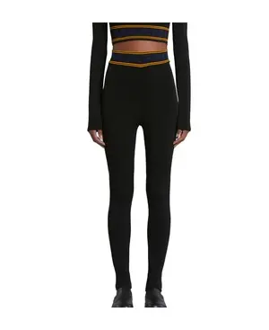 Marni High Waist Logo Waistband Leggings