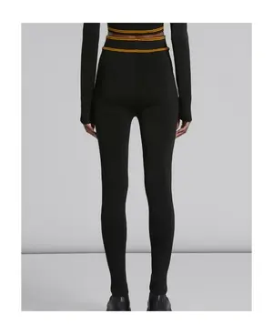 Marni High Waist Logo Waistband Leggings