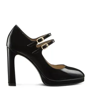 STUART WEITZMAN Babette Platform Mary Jane - Black