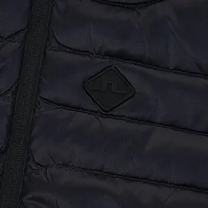 J. Lindeberg Quilted Zippered Cotton Jacket With Hood