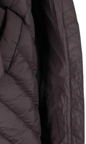 Khaite High Neck Padded Zip Up Longline Jacket