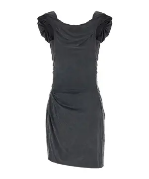 VIVIENNE WESTWOOD Mini Ginnie Amber Jersey Dress - Grey
