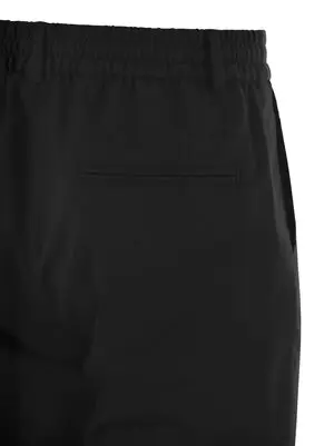 Peserico Drawstring Flannel Tailored Trousers