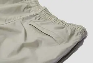 DANTON Elastic Waist Cropped Shorts - Gray