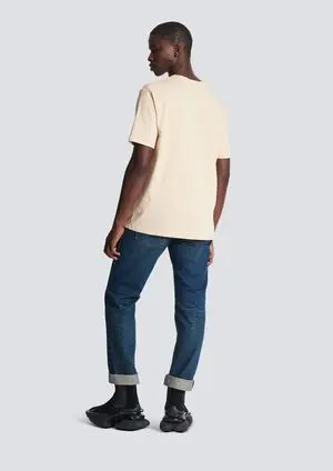 Balmain T-shirt With Paris Print - White