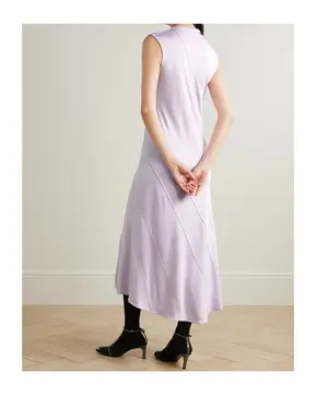 JIL SANDER Sleeveless Paneled Midi Dress