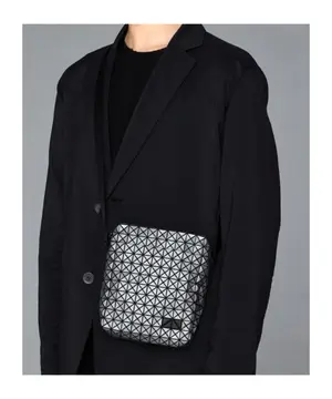 Issey Miyake Geometric Design Cross Body Bag