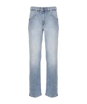 DONDUP High-rise Straight Leg Jeans