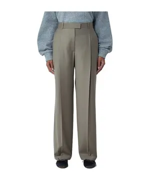 THE ROW Sorina Pleated Turn-up Pants